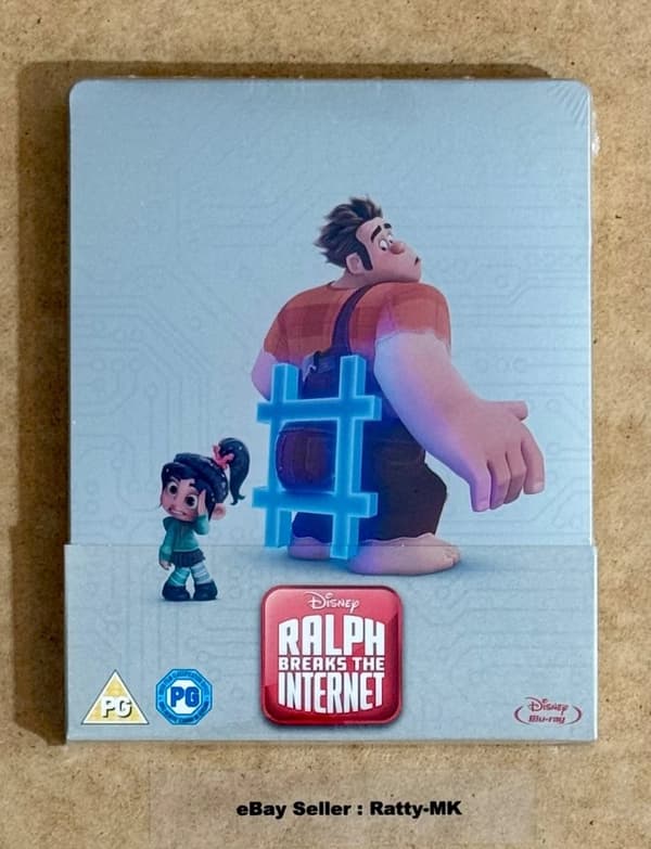 DISNEY'S RALPH BREAKS THE INTERNET BLU RAY STEELBOOK Brand New | CDON