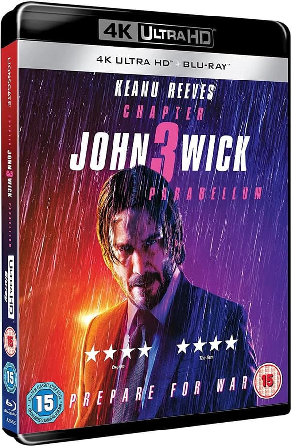 John Wick: Chapter 3 Parabellum 4k UltraHD [Bluray] [2019] Keanu Reeves Brand New | CDON