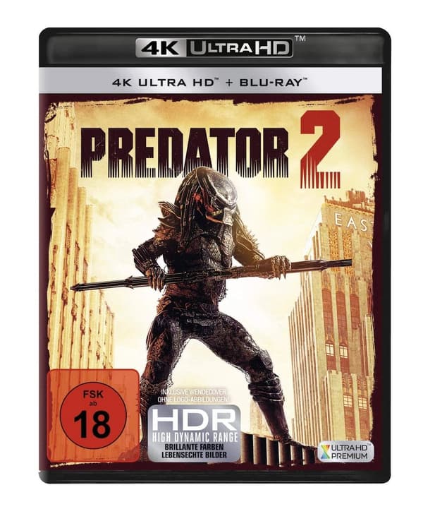 Predator 2 (4K UltraHD) (+ Bluray 2D) (4K UHD Bluray) Gary Busey Adam ...