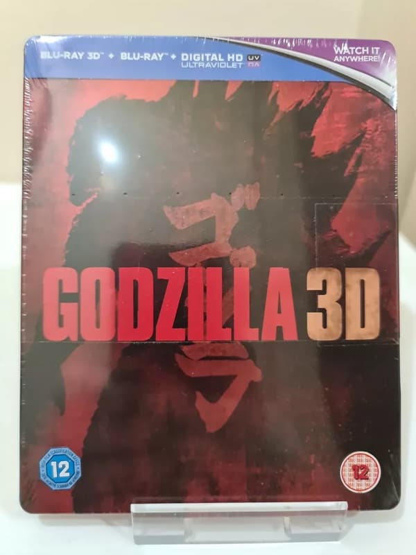 GODZILLA ( 2014 ) 3D + 2D BLURAY STEELBOOK, Brand New | CDON