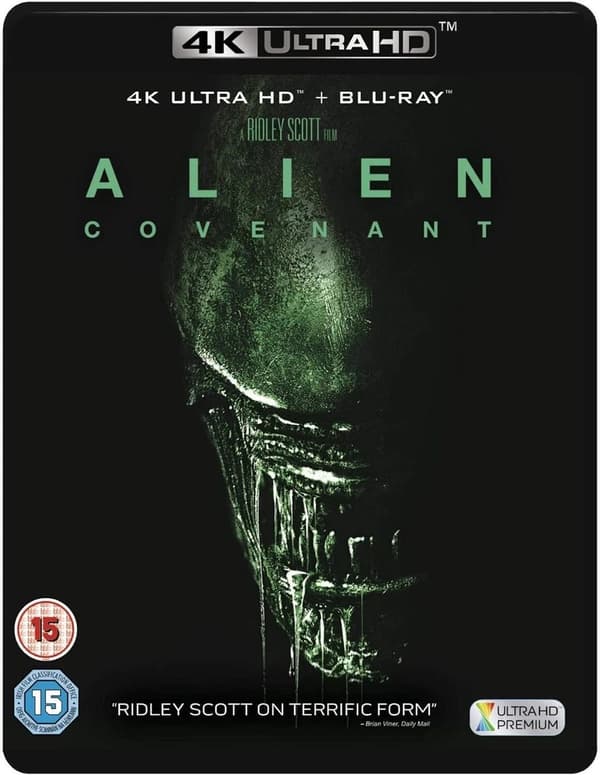 Alien Part 6 VI Covenant 4K UHD Ultra High Definition Movie Film Brand ...