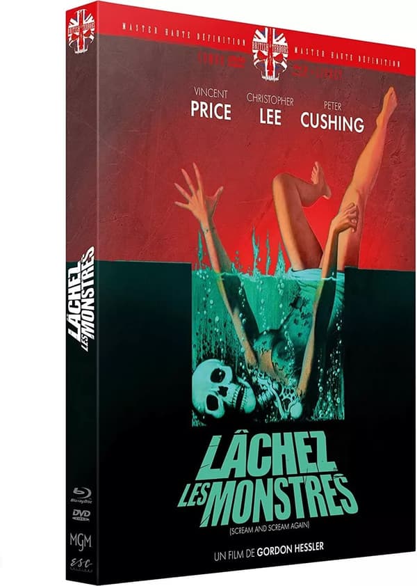 SCREAM & SCREAM AGAIN 1970 / 2 Disc Lt Edition / V Price / Lee RB Blu ray Brand New | CDON