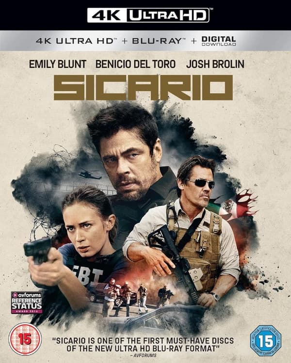 Emily Blunt Sicario 4K UHD Ultra High Definition Movie Film R2 Brand ...