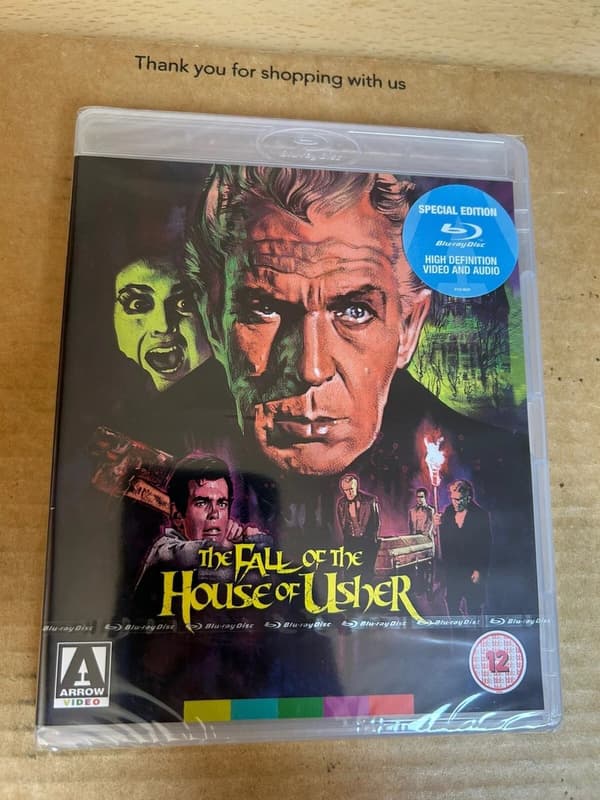 The Fall of the House of Usher (1960) 1st Arrow Video With Booklet ...