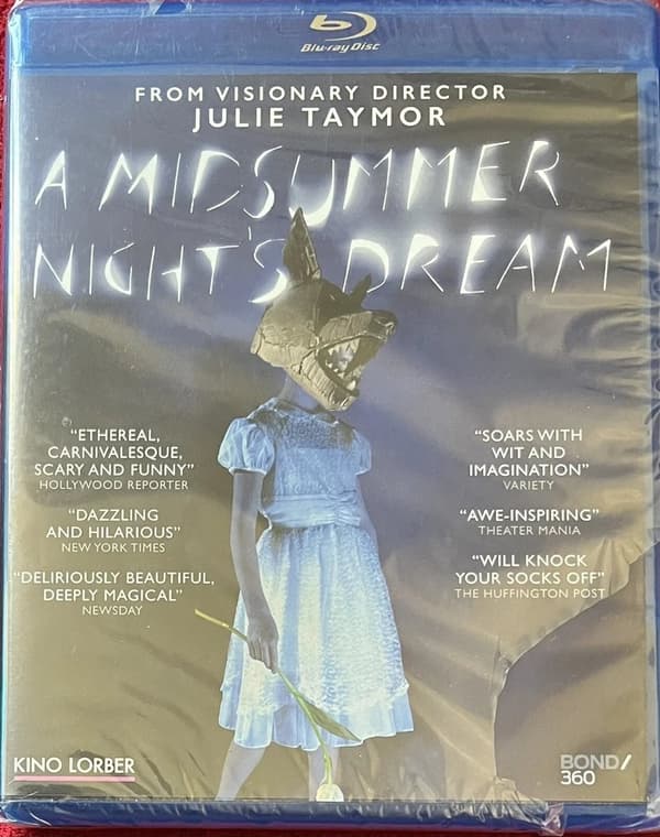 A MIDSUMMER NIGHT'S DREAM Blu Ray 2014 Region A US Imprt JULIE TAYMOR ...