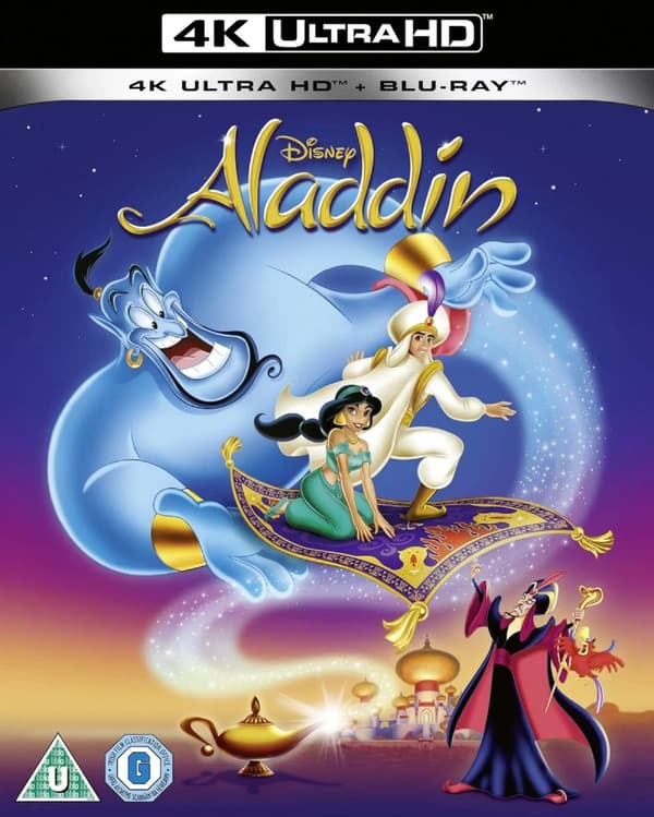 Aladdin Walt Disney Animated Cartoon 4K UHD alladin alladdin Movie Film ...