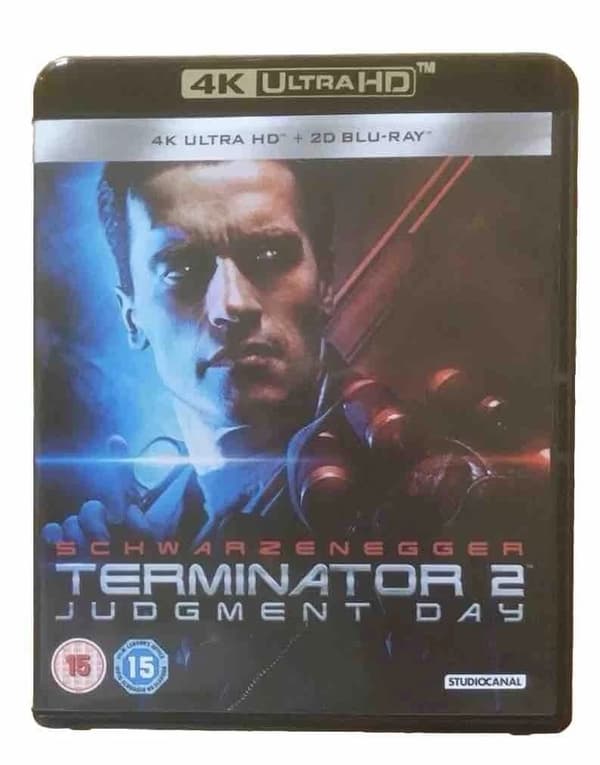 T2 Terminator 2 Judgment Day 4K UHD Ultra Hd BLURAY 2 Disc Arnie Brand ...