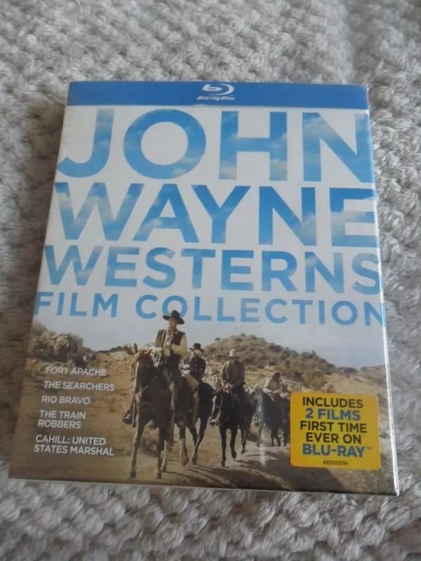 John Wayne Western Collection 5 film bluray, 2 films 1st time on bluray ...