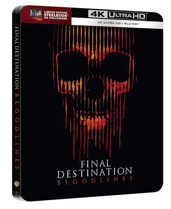 FINAL DESTINATION BLOODLINES Steelbook 2 'Bus Shelter Skull' (4 (4K UHD Bluray) Brand New | CDON