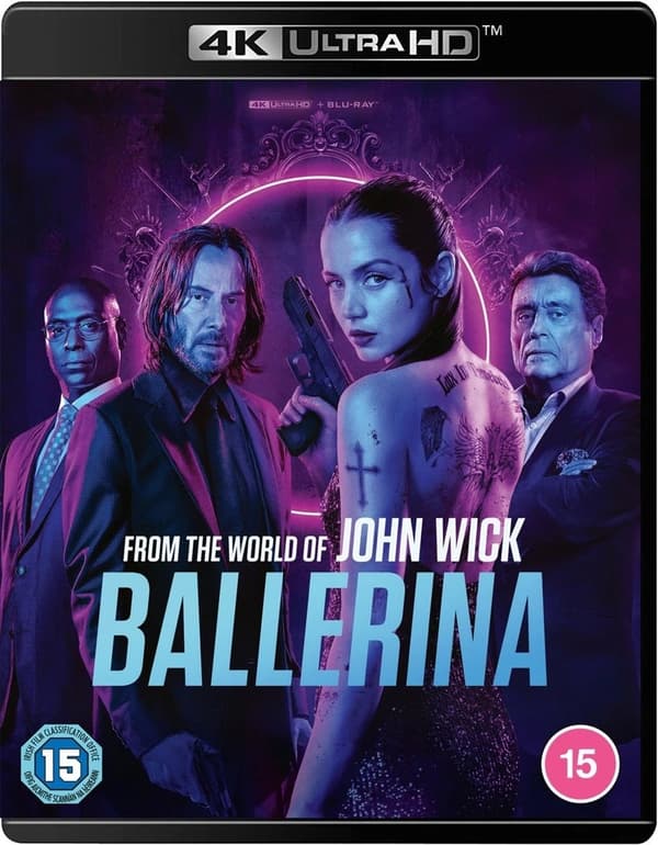 BALLERINA JOHN WICK 4K UHD BLURAY ANA DE ARMAS KEANU REEVES 2025 Brand New | CDON