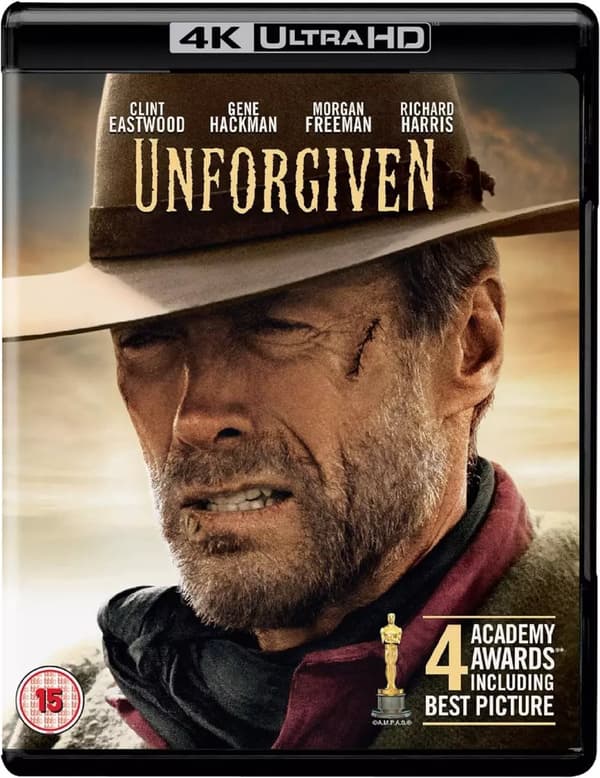 Clint Eastwood Unforgiven 4K UHD Ultra High Definition Movie Film R2 ...