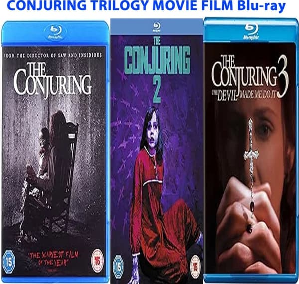 CONJURING TRILOGY MOVIE FILM COLLECTION PART 123 DEVIL MADE ME DO IT ...