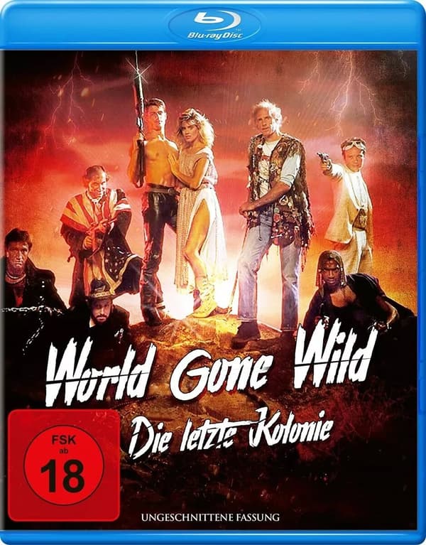 WORLD GONE WILD 1987 / Bruce Dern / Michael Pare Region B Blu Ray Brand ...