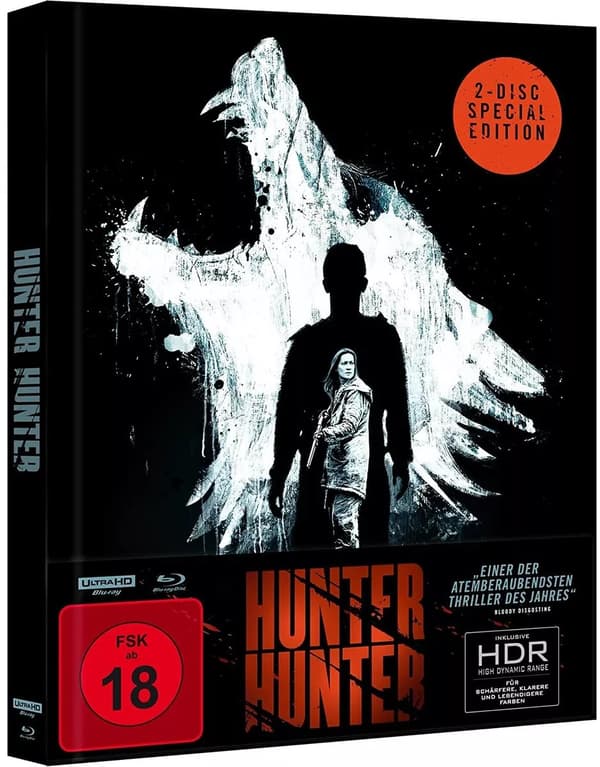HUNTER HUNTER 2021 / 2 Disc Mediabook / / 4K UHD Region B Blu Ray Brand ...