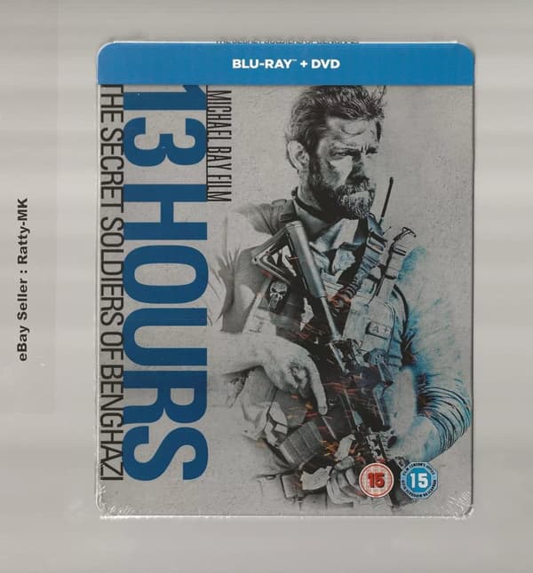 13 HOURS : THE SECRET SOLDIERS OF BENGHAZI BLU RAY STEELBOOK Brand New | CDON