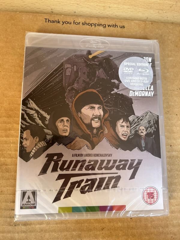 RUNAWAY TRAIN (1985) Rare 1st Arrow Reg B Blu Ray With Booklet Brand ...