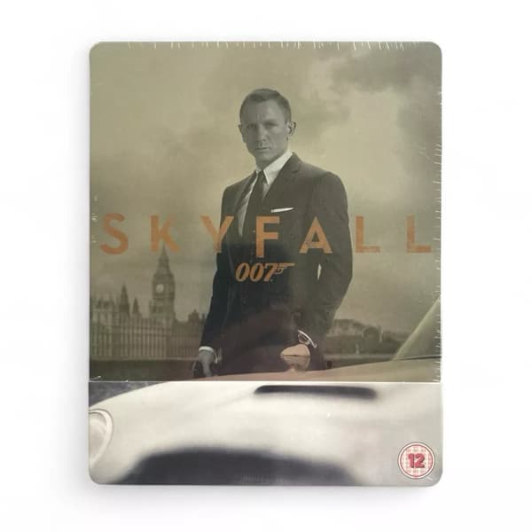 James Bond Skyfall Limited Edition Steelbook Bluray + DVD + Digital ...