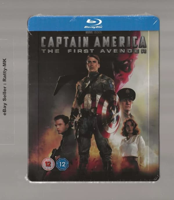 CAPTAIN AMERICAN THE FIRST AVENGER ZAVVI BLU RAY STEELBOOK Brand New | CDON