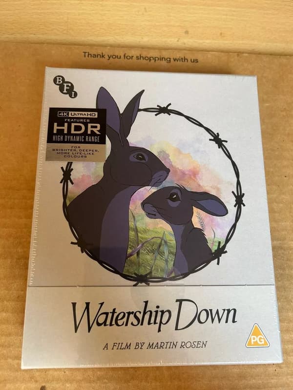 Watership Down BFI Limited Edition 4K UHD Blu Ray Region free Brand New | CDON