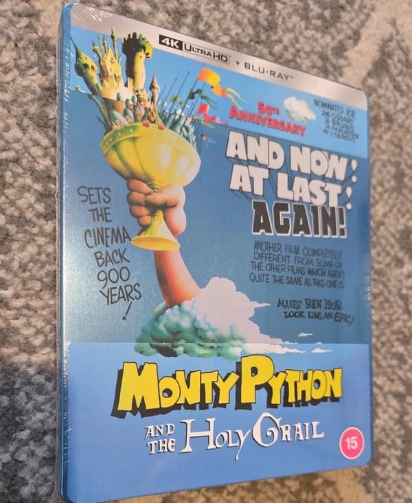 MONTY PYTHON AND THE HOLY GRAIL UHD 4K steelbook Brand New | CDON