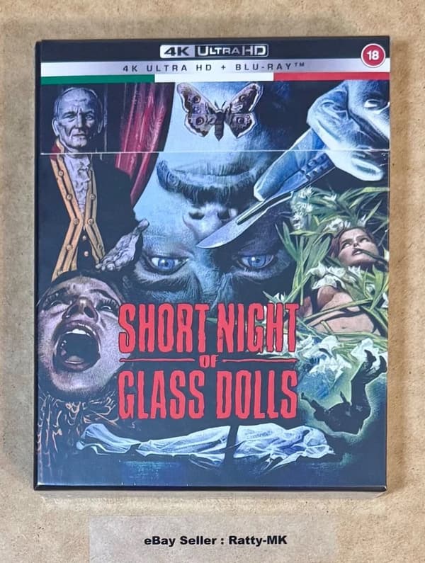 SHORT NIGHT OF GLASS DOLLS 88 FILMS DELUXE LIMITED EDITION 4K + BLU RAY ...