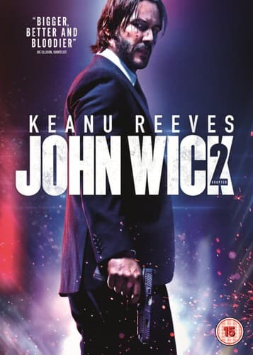 John Wick: Chapter 2 2017 Keanu Reeves, Stahelski DIR cert 15 DVD Brand ...