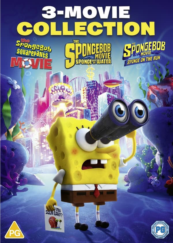 SpongeBob Squarepants: 3-Movie Collection PG Box Set DVD Brand New | CDON