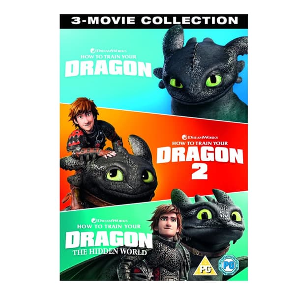 How to Train Your Dragon: 3-Movie Collection PG Box Set DVD Brand New ...