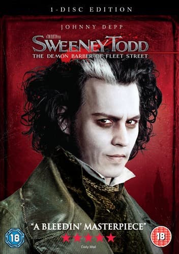 Sweeney Todd - The Demon Barber of Fleet Street Johnny Depp, Burton DVD ...