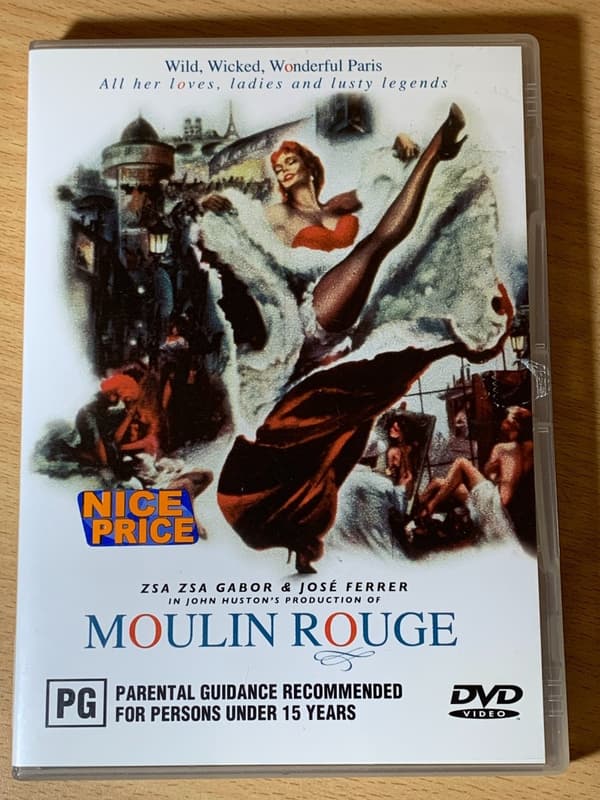 Moulin Rouge Zsa Zsa Gabor Jose Ferrer Suzanne Flon DVD (1952) Brand ...