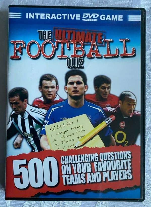 THE ULTIMATE FOOTBALL QUIZ INTERACTIVE GAME DVD Brand New | CDON