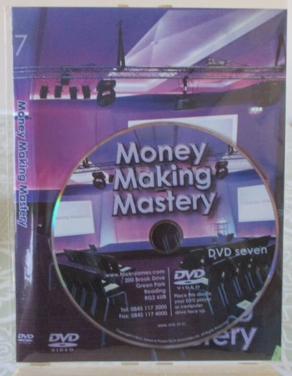 Nick James Money Making Mastery Disc 7 DVD Brand New | CDON