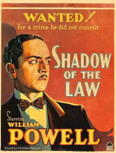 Shadow of the Law / Quarry William Powell dir. Gasnier pre-Code Drama ...