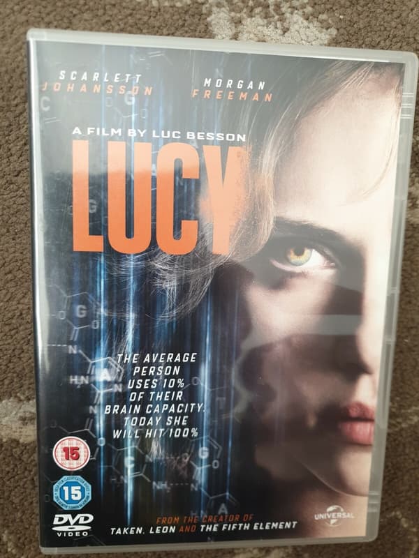 LUCY LUC BESSON SCARLETT JOHANSSON MORGAN FREEMAN DVD Brand New | CDON