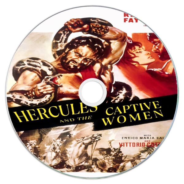 Hercules and the Captive Women Public Domain Film DVD (1961) Brand New ...