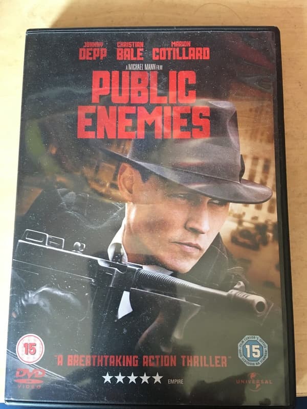 Public Enemies 15 - with Johnny Depp and DVD Brand New | CDON