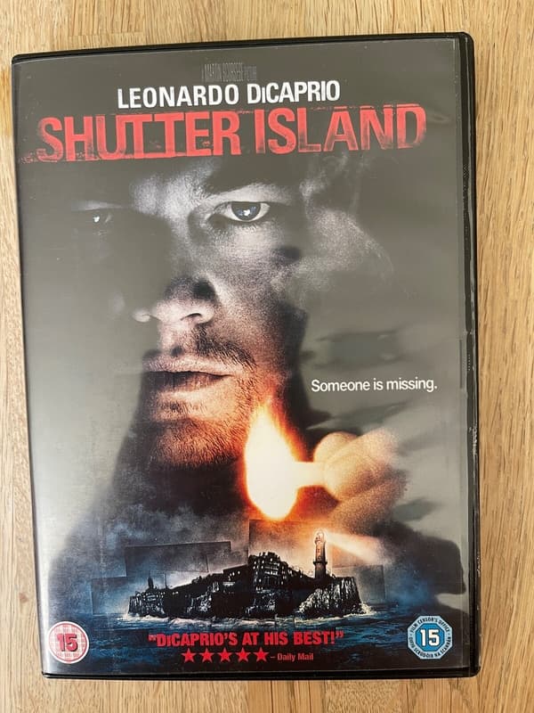 Shutter Island 15 - with Leonardo DiCaprio DVD Brand New | CDON