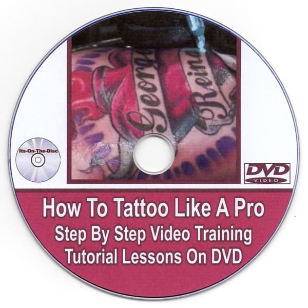 How To Tattoo Like A Pro Step By Step Video Training Tutorial DVD Brand ...