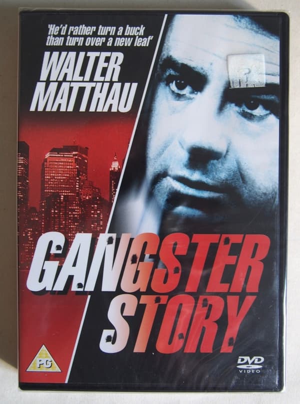 WALTER MATTHAU director & actor GANGSTER STORY / B&W / DVD (1960) Brand ...