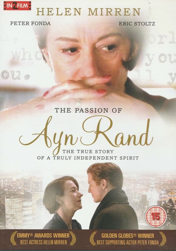 THE PASSION OF AYN RAND Helen Mirren/Peter Fonda/Eric Stoltz DVD (1998 ...