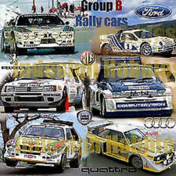 GROUP B RALLY CARS GROUP B RALLY 80'S RALLY FOOTAGE ORIGINALLY VHS DVD ...