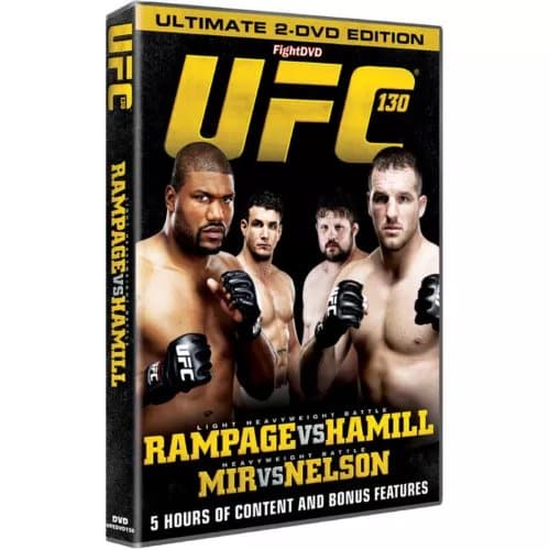 UFC 130: Rampage v Hamill DVD (2 Discs) - Ultimate Fighting ...