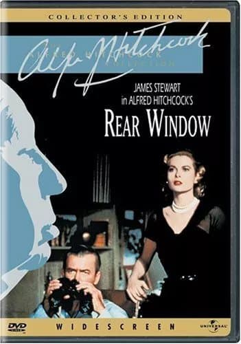 Alfred Hitchcock's Rear Window DVD Thriller & Mystery (1954) Grace ...