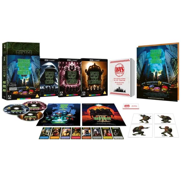 Teenage Mutant Ninja Turtles: Trilogy Limited Edition PG 4K UHD DVD ...