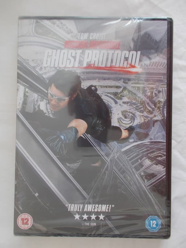 TOM CRUISE-MISSION IMPOSSIBLE GHOST PROTOCOL-STILL & UNPLAYED DVD Brand ...