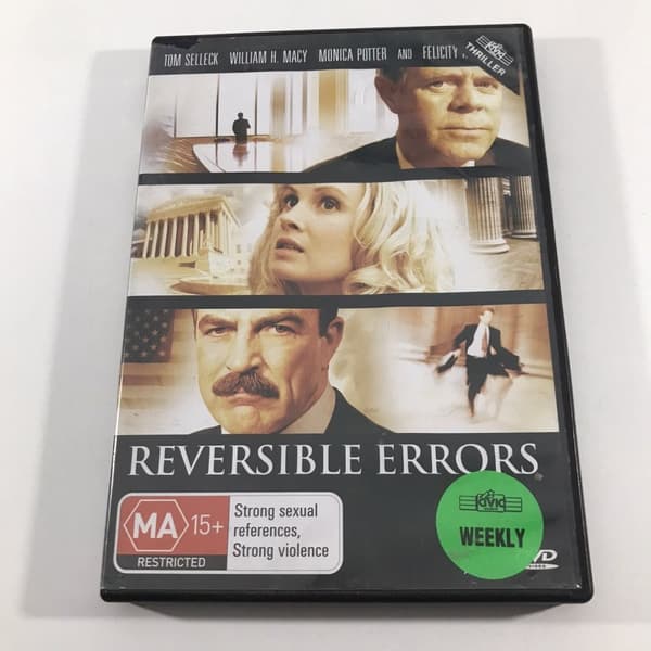 Reversible Errors Ex Rental Movie Tom Selleck DVD Brand New | CDON