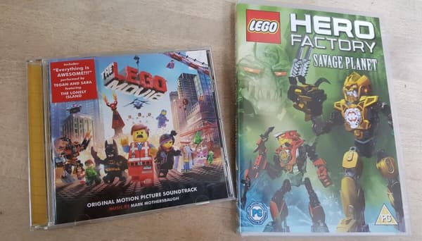 LEGO MOVIE CD AND LEGO HERO FACTORY SAVAGE PLANET DVD Brand New | CDON