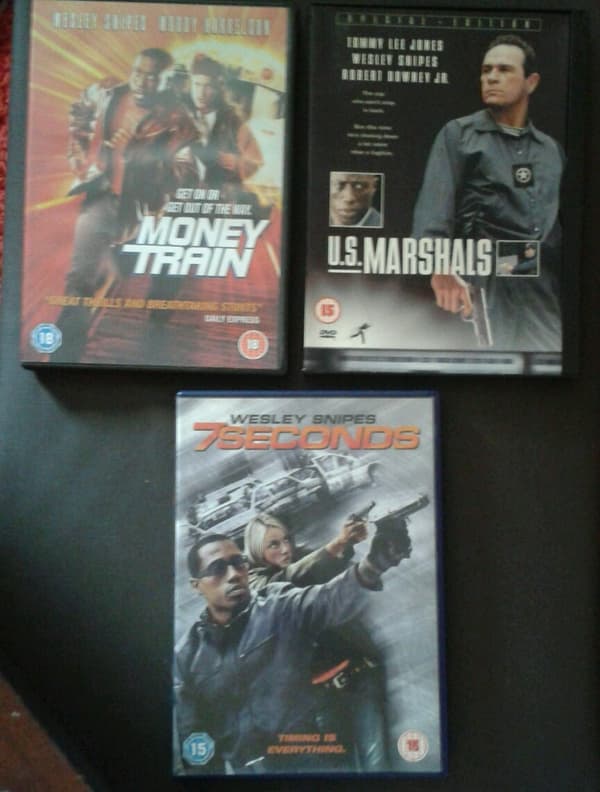 WESLEY SNIPES MOVIE DVDs x 3 DVD Brand New | CDON