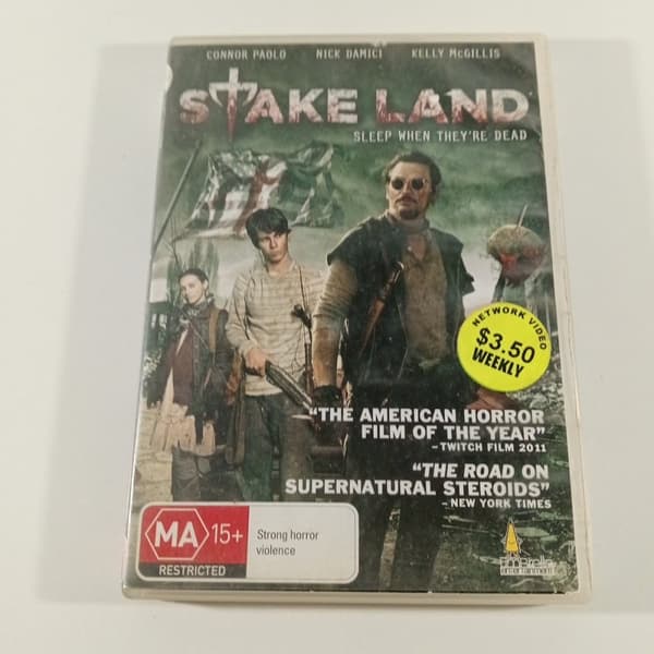 Stake Land Ex Rental Movie Connor Paolo Kelly McGillis DVD Brand New | CDON