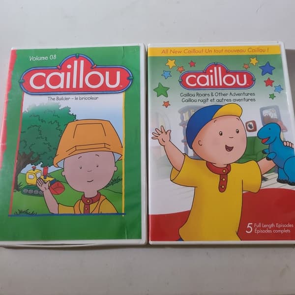 Caillou Volume 8: The Builder & Calliou Roars And Adventures PBS Kids ...